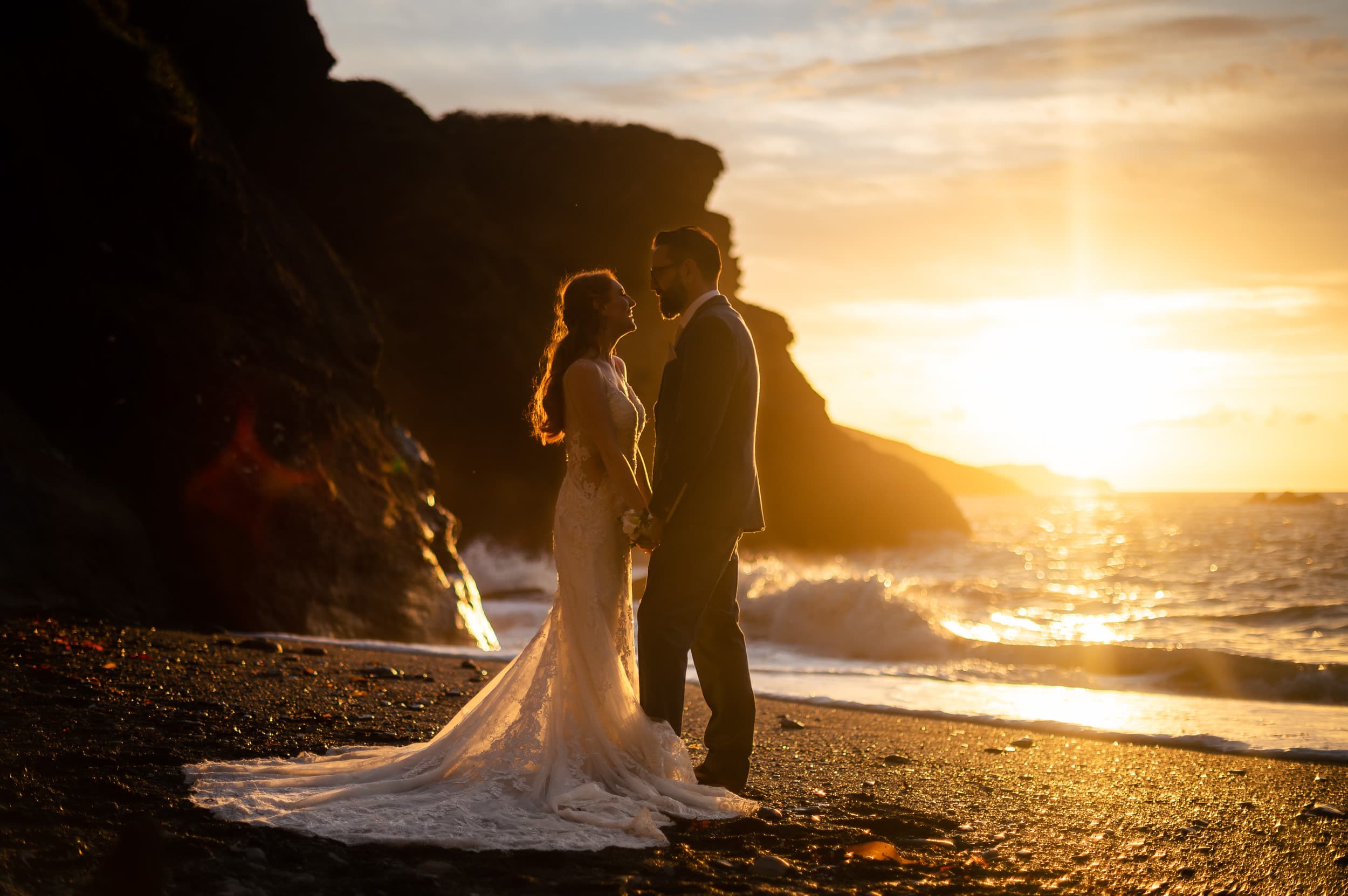 Tunnels Beaches wedding venue - a unique sunsoaked wedding
