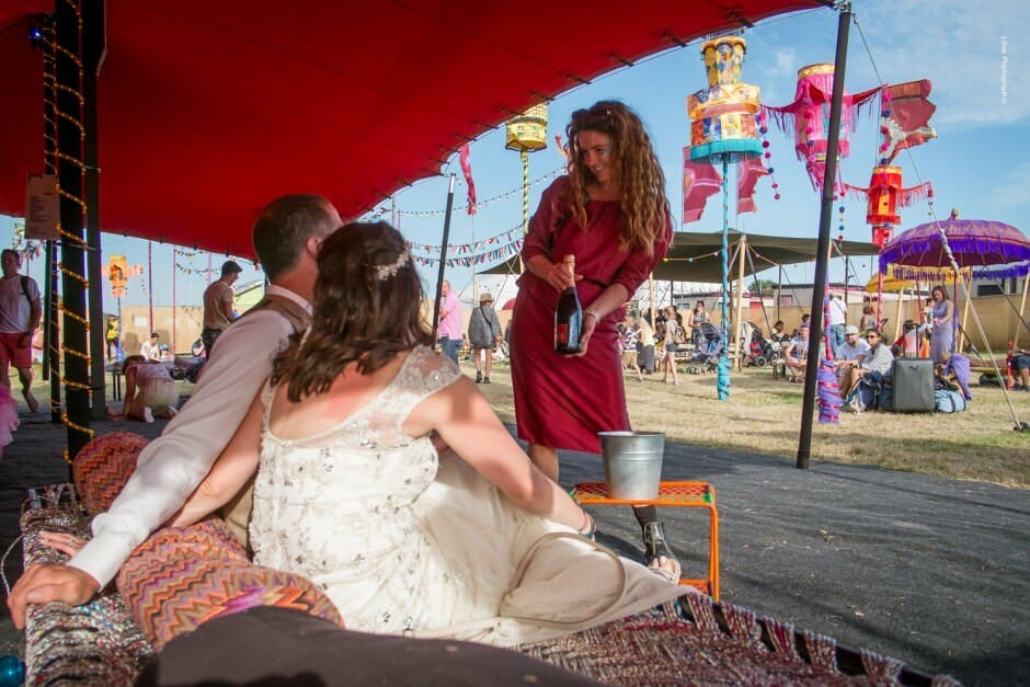 Advice if you are organising a festival wedding right here
